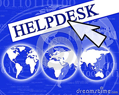 Virtual Helpdesk Stock Photo | CartoonDealer.com #2950656