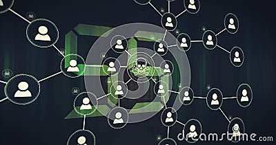 Virus Spread Network. Virus Disease Spread Network - Infection People ...