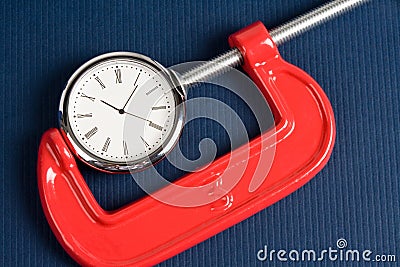 Vise Grip And Clock Royalty-Free Stock Photo | CartoonDealer.com #11684703
