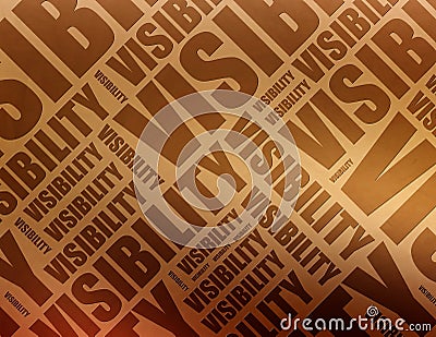 Visibility Text Word Illustration Stock Photo | CartoonDealer.com #17846856