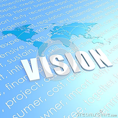 Vision World Map Royalty-Free Stock Image | CartoonDealer.com #39623200