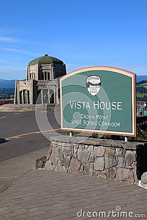 Vista House Crown Point, Oregon. Royalty Free Stock Photo - Image: 15695815