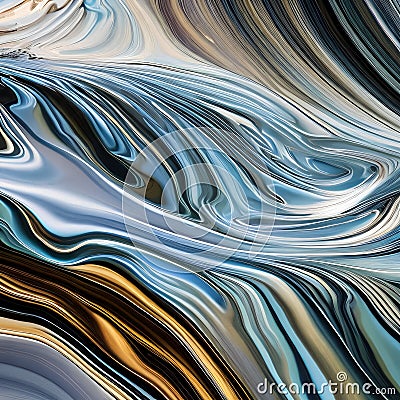 A Visual Exploration Of Fluidity And Liquidity, With Flowing Forms ...