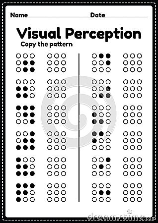 Visual Perceptual Skills Activity Worksheet For Preschool And ...