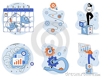 Visual Representation Of Adaptability, Problem-Solving, And Analytical ...