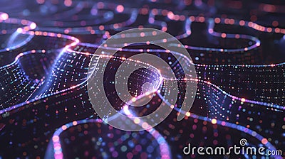 Visual Representation Of AI Models Mimicking Neural Pathways Stock ...