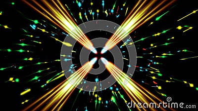 Visual Rotating Space Laser Lines Abstract Background for Audio Track ...