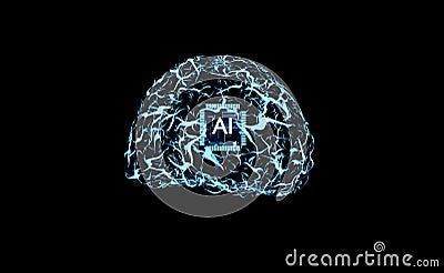 Neural Network Brain Layers Royalty-Free Stock Photo | CartoonDealer.com #284519799