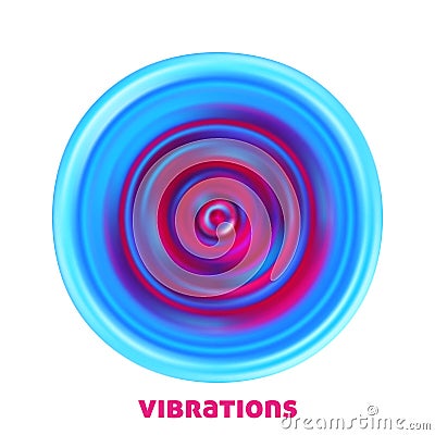 Visualization Of High Vibrations. Vector Graphics | CartoonDealer.com ...