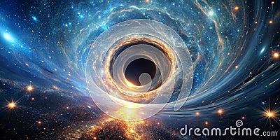 Visualization Of A Wormhole In A Star Cluster Aweinspiring Cosmic ...