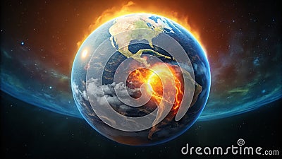 Visualizing Global Warming A Surreal 3D Heat Map Animation Of Earths ...