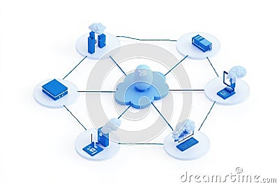 Visualizing Tech & Networks Through Subnet Perspective Stock Photo ...