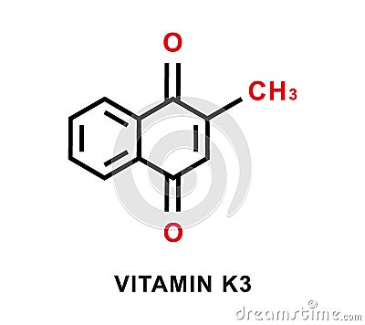 Vitamin K3 Chemical Formula. Vitamin K3 Chemical Molecular Structure ...