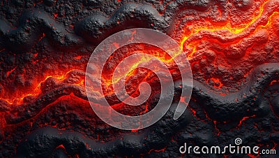 Vivid Lava Colors Blend In Hot Intense Texture Royalty-Free Stock ...