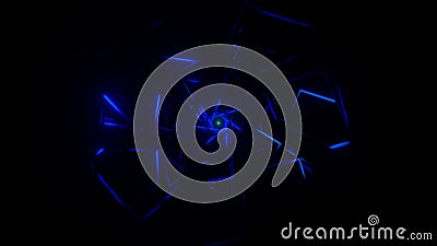 VJ Loop with Continuous Pulsating Psychedelic Visuals Stock Footage ...