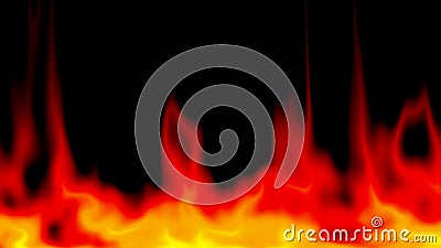 Vlammen Van Brand - Animatie Stock Footage - Video bestaande uit ...