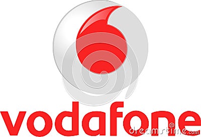 Vodafone Logo Vector , Telecom Company Typography, Telecommunications ...