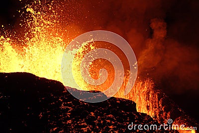 Volcano Eruption Royalty Free Stock Photo - Image: 3075235
