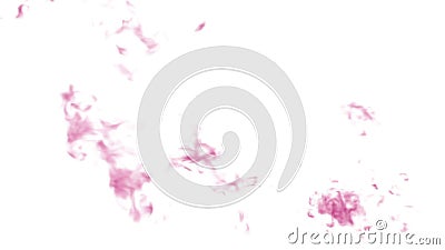 Volume Effects Red Ink in Water or Massive Fume in Air. Vfx for ...