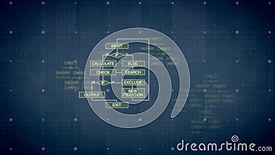 Holographic Algorithms Backdrop With Graphs Stock Image | CartoonDealer ...