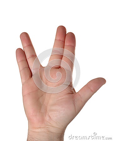 Vulcan Greeting Royalty Free Stock Image - Image: 589376