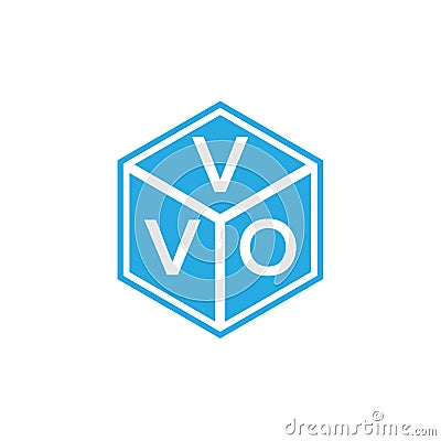 VVO Letter Logo Design On Black Background. VVO Creative Initials ...