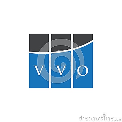 VVO Letter Logo Design On WHITE Background. VVO Creative Initials ...