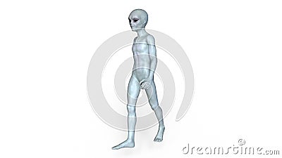 Walking alien stock video. Video of alien, mystery, science - 86483109