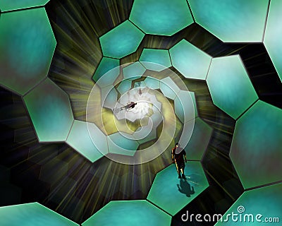 Walking On Cells Stock Photo | CartoonDealer.com #11320956