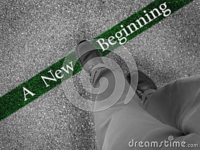 Walking Towards A New Beginning Stock Image - Image: 35931191