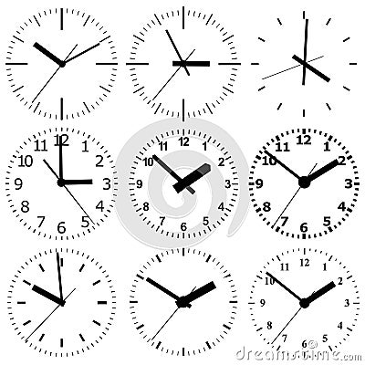 Wall Mounted Digital Clock. Cartoon Vector | CartoonDealer.com #40503857