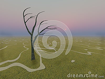 Wandering Paths Stock Images - Image: 691734