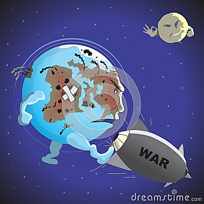 War And Peace Cartoon Vector | CartoonDealer.com #56384023