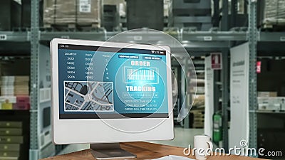 Warehouse Management Deft Software in Computer for Real Time Monitoring ...
