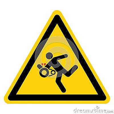Warning Guard Remove Risk Of Severe Injury Symbol Sign ,Vector ...