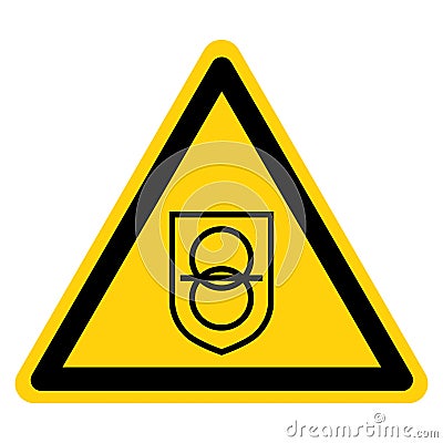 Warning Safety Isolating Transformer Symbol Sign, Vector Illustration ...