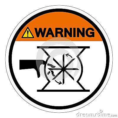 Warning Shear Points Sharp Edges Symbol Sign, Vector Illustration ...
