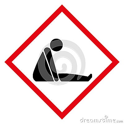 Warning Symbol For Suffocation Illustration. | CartoonDealer.com #270290925