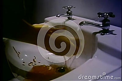 Washing Blood Off Hands in the Sink Stock Video - Video of evidence ...