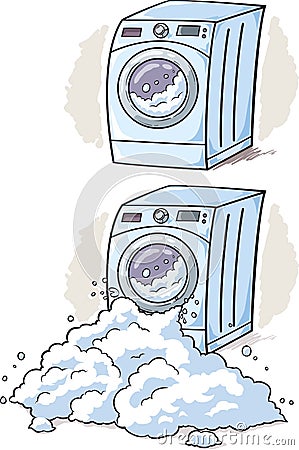 Washing Machine Cartoon Stock Illustration - Image: 38808871