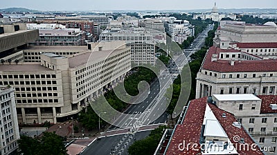 Washington DC - Capital Building - Overhead - Time Lapse Stock Footage ...