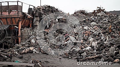 Waste Products at Mining Career 03 Stock Footage - Video of equipment ...