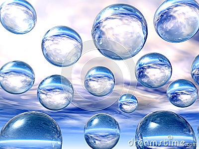 Water Balls Royalty-Free Stock Photography | CartoonDealer.com #4867169