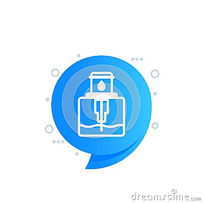 Water Borehole, Well Icon, Vector | CartoonDealer.com #228374281