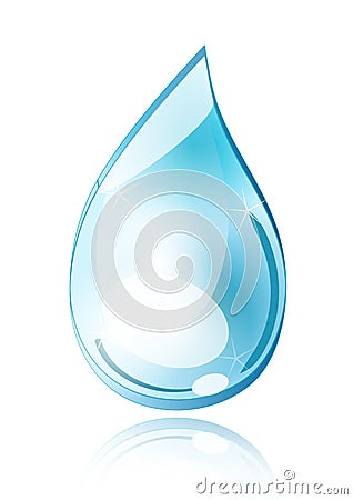 Water Drop Made In Illustrator Cs4 Stock Photo - Image: 11371070