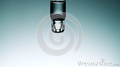 Water Dropper in Slow Motion Stock Video - Video of experiment ...