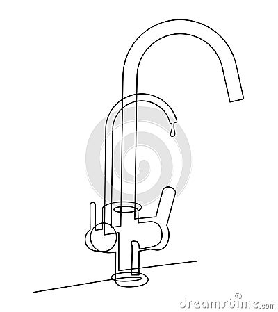 Water Faucet. Faucet For Technical And Drinking Water. Faucet For ...