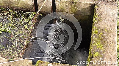 Water Flowing, Small Concrete Spillway Barrage, Overflow Dam Stock ...
