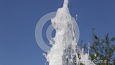 Water gushing up stock footage. Video of flowing, stream - 77670950