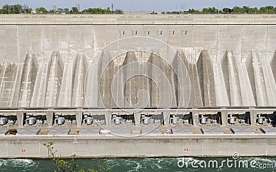Water Hydro Dam At Niagara Falls Royalty Free Stock Image - Image: 13453966